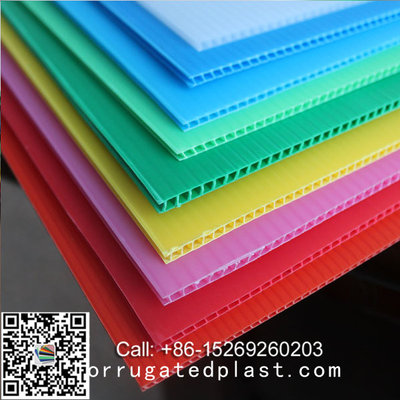 3mm 4mm 5mm uv stable corrugated plastic signs