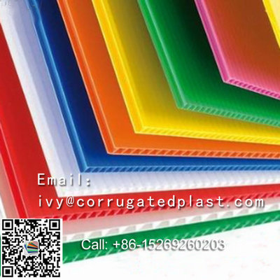 Lowest price corrugated PP sheet/Coroplast/flute Corflute advertising board