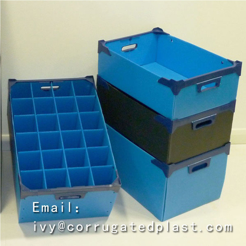Eco-friendly PP Plastic Handles Corrugated Boxes recycled & durable printing available