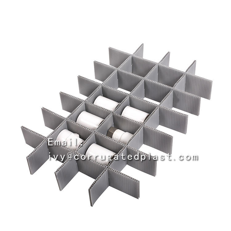 Factory wholesale pp corrugated corflute corrugated plastic pallet dividers