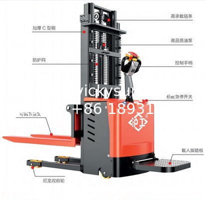 Customizable Electric Stacker for Various Customer Requirements 1.5 ton 2 ton