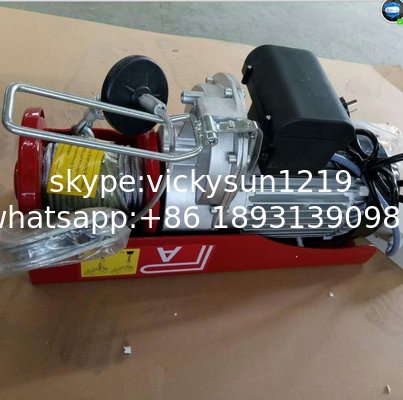 PA1000 mini electric hoist wire rope hoist 500kg 1000kg with emergency stop button