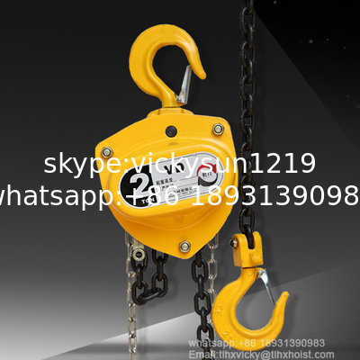 China lifting equipment high quality manual chain pulley block chain block tecle 1Ton cheap price