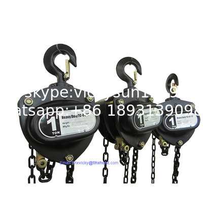 China lifting equipment high quality manual chain pulley block chain block tecle 1Ton cheap price