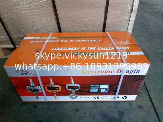 hanging electronic crane scale weight scale with wireless remote control 3Ton new model