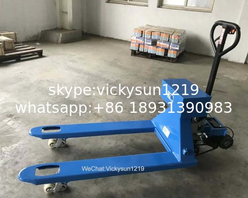 New design cheap price battery operated electric pallet truck 2 Ton capacity battery forklift