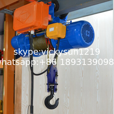 China electric wire rope hoist ,crane 1Ton 2Ton 3Ton 5Ton 10Ton