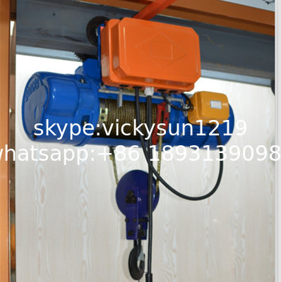 China electric wire rope hoist ,crane 1Ton 2Ton 3Ton 5Ton 10Ton
