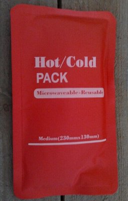 250g Hot Cold Pack Medium Therapy Pad Blue Black Red Compress Wrap