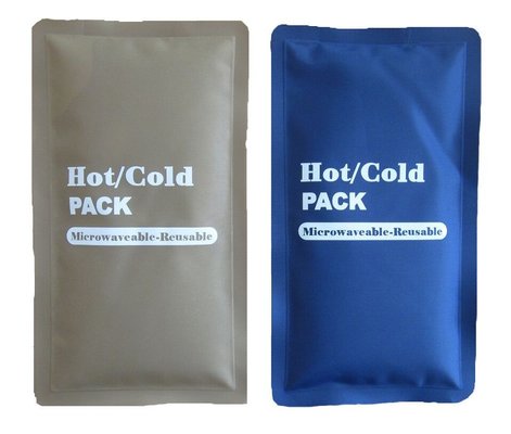 250g Hot Cold Pack Medium Therapy Pad Blue Black Red Compress Wrap