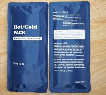 280G Hot & Cold Gel Pack Cold Compress Pak Heat Pad Blue Black Red Yellow Icy Bag