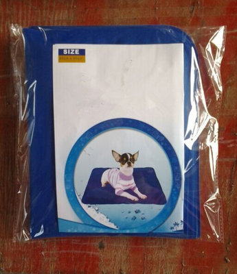 Summer Instant Pet Cool Pad Fridge Cold Mat for Kitten Cat Dog Blue Green Pink