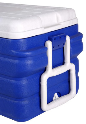 90L Large Plastic Cooler Box With Handle 110L 170 Blue Color Fishing Box Vaccine Storage Tank