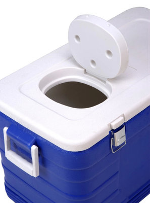 52L Cooler Box With wheel ice box cooling bucket cold storage bin  plastic cooler box for fishing