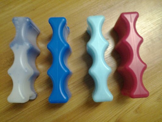HDPE Rigid Ice Brick Freezer Pad Cooling Gel Block Hard Ice Packs for beer picnic bar seafood chocolate cold storage