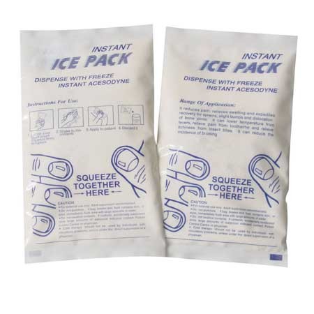 130g Cold Compress Ice Pad Ice Bag for Camping for Sports Injury First Aid High Fever Ice Wrap