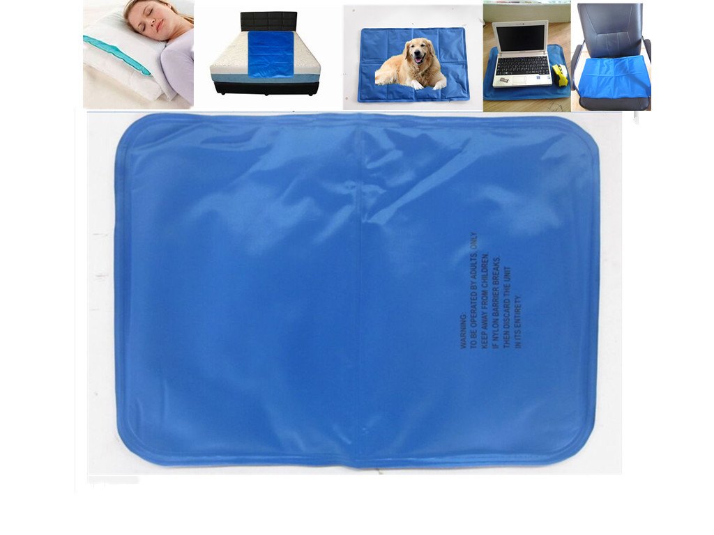 Cooling Gel Pillow Pad,Cool Mat For Pet,Gel Cool Pad,Icy Bed Mattress Blue Green Pink