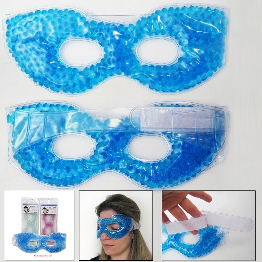 Hot&Cold Head Wrap Beads pain relief pad high fever gel wrap Forehead Cooling pouch