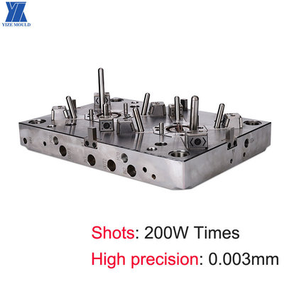  plastic injection mold straught Tri-Clamp Conector with makle thread made of PP PTFE ETFE