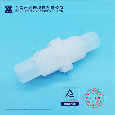 ETFE  plastic injection mold Inserting threaded bushes and inserts