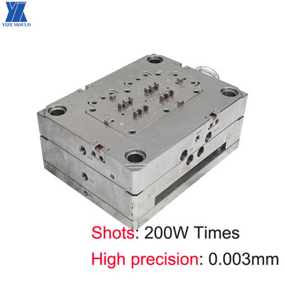 Modified thermoplastic  plastic injection mold +/-.0005 tolerances multi-cavity mold complicated products