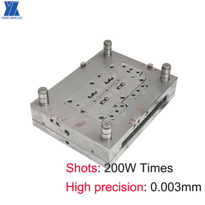 Modified thermoplastic  plastic injection mold +/-.0005 tolerances multi-cavity mold rapid prototype injection mol