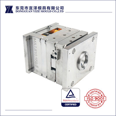 high precision plastic injection mold for PBT+GF15 MQS 14P DBL HSG Precision Machining Design & Development