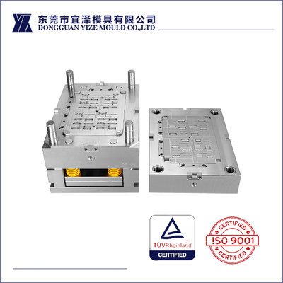 high precision plastic injection mold for PA66-GF30 left button  single or multiple components factory