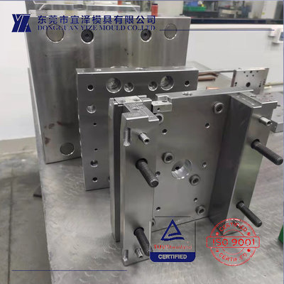 high precision plastic injection mold for Reinforced polyphenylene sulfide PPS (gray color code RAL7037) KAN04--010 moun