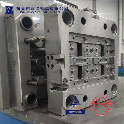 high precision plastic injection mold for Reinforced polyphenylene sulfide PPS (gray color code RAL7037) KAN04--010 moun