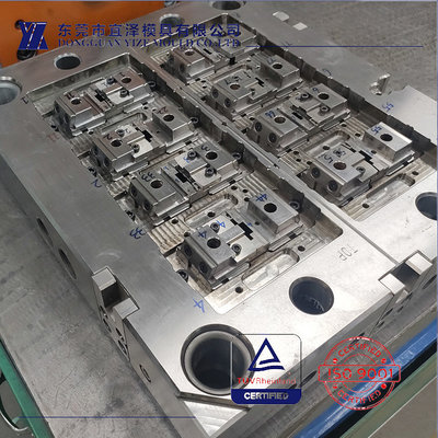 high precision plastic injection mold for Reinforced polyphenylene sulfide PPS (gray color code RAL7037) KAN04--010 moun