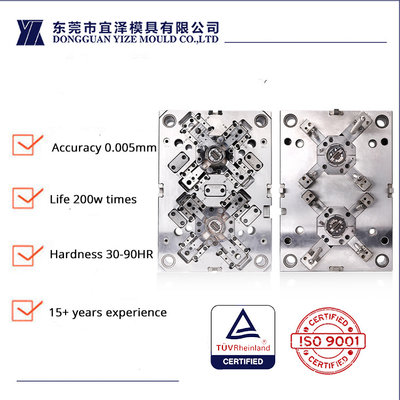 high precision plastic injection mold for PFA 416HP thermoplastic Semiconductor components and electronic parts