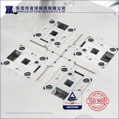 high precision plastic injection mold for PBT+PTFE 7400F Japanese Poly contains 30% glass fiberhigh abrasion resistance