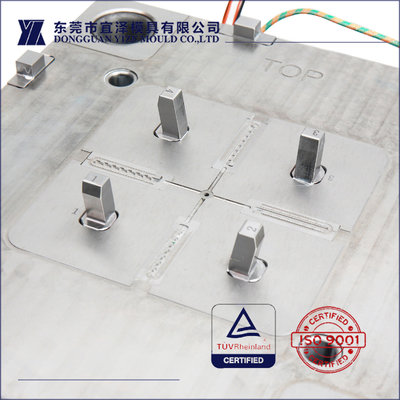 high precision plastic injection mold for PBT+PTFE 7400F Japanese Poly contains 30% glass fiberhigh abrasion resistance