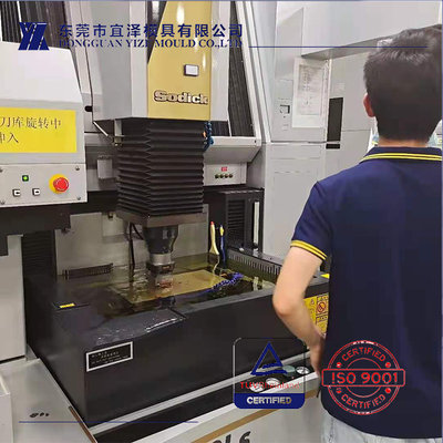 high precision plastic injection mold for PBT 7195W Japan Poly 15% glass fiberflame retardant V-0ultra-low warpage