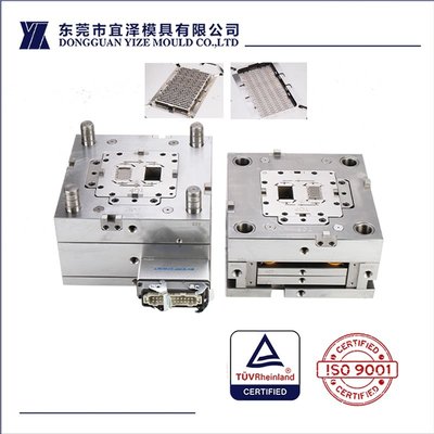 high precision plastic injection mold for PBT 3216 Japan Poly contains 15% glass fiberflame retardant V050% recycled mat