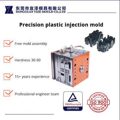 high precision plastic injection mold for PBT Car interior mirror stay thermoplastics molding