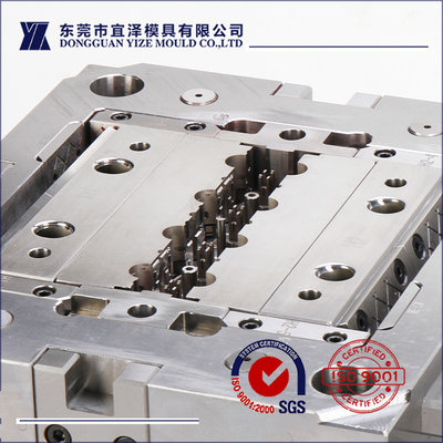 high precision plastic injection mold for PBT Car ignition coil twisted tube thermoplastics connector molding