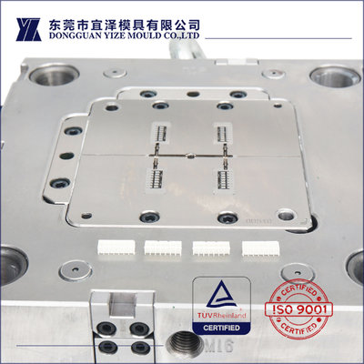 high precision plastic injection mold for PBT Engineering Thermoplastics Electronic Connector molding