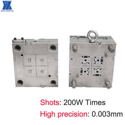 FEP  plastic injection mold verschluss schraube aus multi-cavity mold 100,000-level dust-free workshop