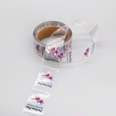 Custom clear sticker label
