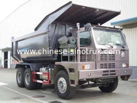 SINOTRUK 70 ton Mining Dump Truck HOWO D12.42 ENGINE EURO 2 420HP supplier