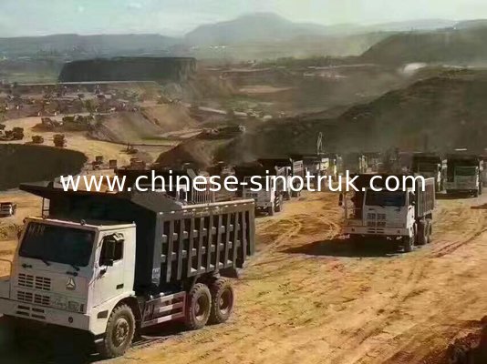 SINOTRUK 70 ton Mining Dump Truck HOWO D12.42 ENGINE EURO 2 420HP supplier