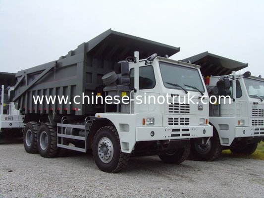 SINOTRUK 70 ton Mining Dump Truck HOWO D12.42 ENGINE EURO 2 420HP supplier