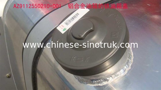 Howo truck fuel tank Diesel cover AZ9112550210 Original  aluminum alloy supplier