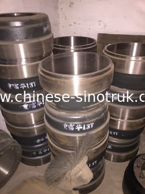 TRUCK REAR BRAKE DRUM FOR FUWA 13T /BPW HIGHT QUALITY MORE THAN 53KG supplier