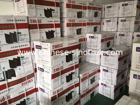 Brake pads for chinese TRUCK howo/faw/foton/shacman hight quality WG9100440029 supplier