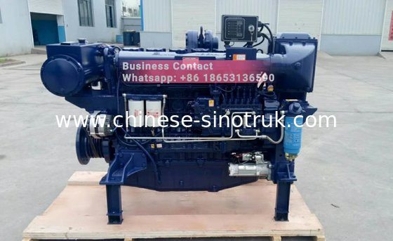WEICHAI  WP12 Series Marine Diesel Engine 350hp 400hp 450hp 500hp 550hp advance gear supplier
