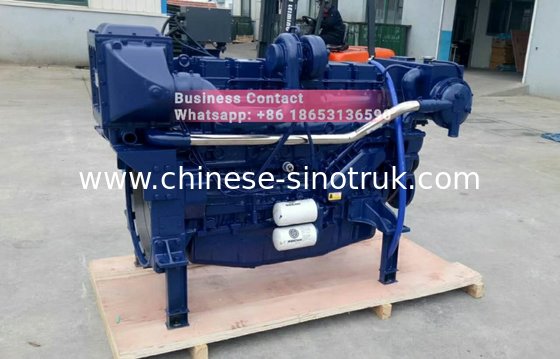 WEICHAI  WP12 Series Marine Diesel Engine 350hp 400hp 450hp 500hp 550hp advance gear supplier