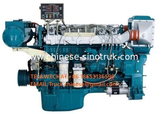 Sinotruk ship motor Steyr engine WD12.42C 301KW 2000rpm each cylinder with one head supplier